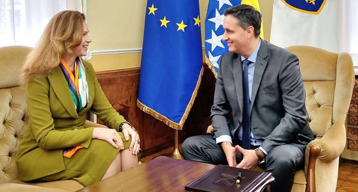 Bećirović razgovarao s rezidentnom koordinatoricom UN-a za BiH Ingrid ...