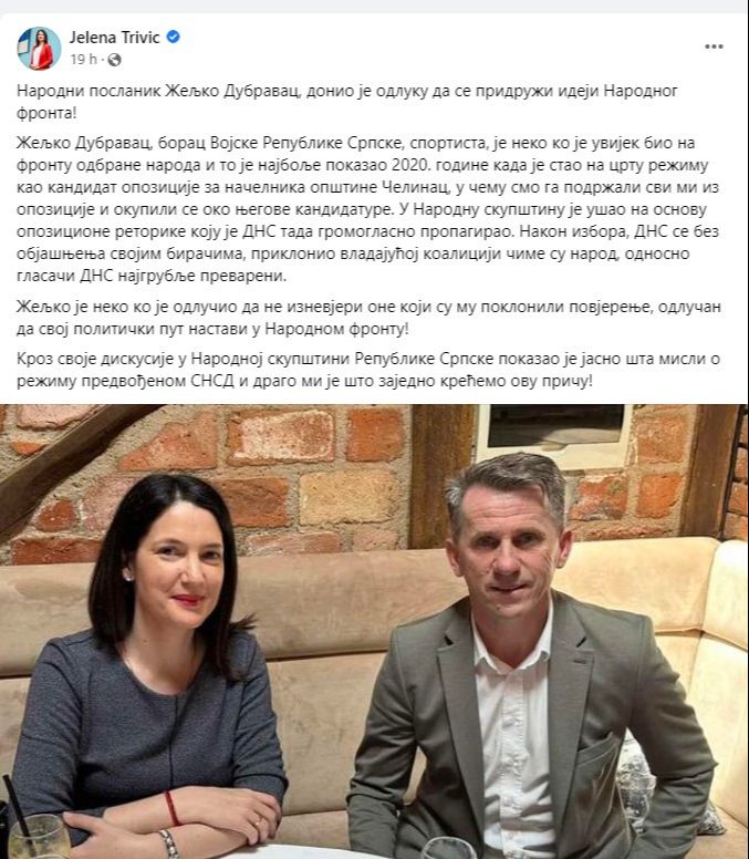 "Prelet" iz Nešićevog DNS-a: Stranka Jelene Trivić već ima dva ...