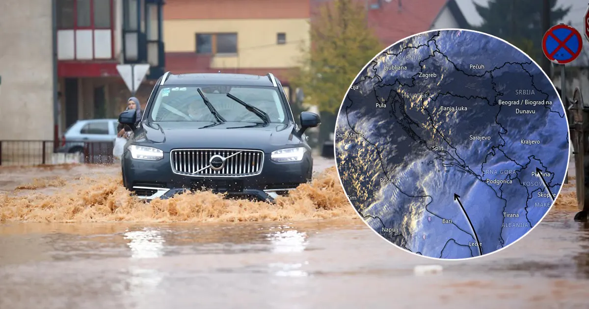 Stižu obilne padavine, u dijelovima BiH će pasti više od 100 litara ...