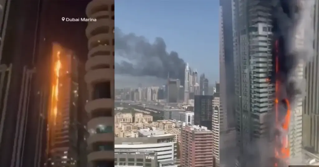 Veliki požar zahvatio neboder od 67 spratova u Dubaiju, evakuisano više ...