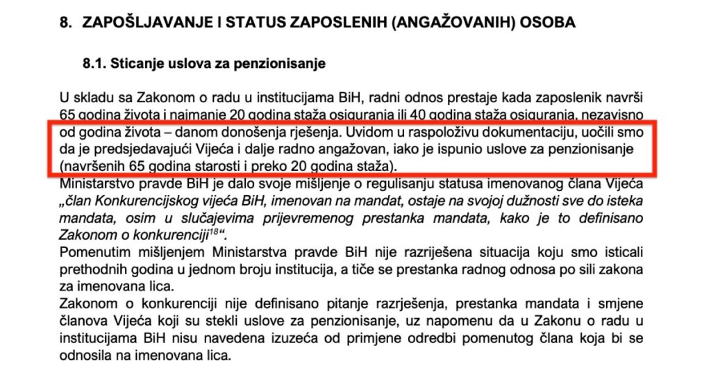 Penzioner rukovodi važnom bh. institucijom, istaknuti je član HDZ-a BiH