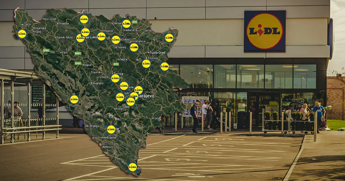 Evo gdje sve Lidl gradi objekte u Bosni i Hercegovini