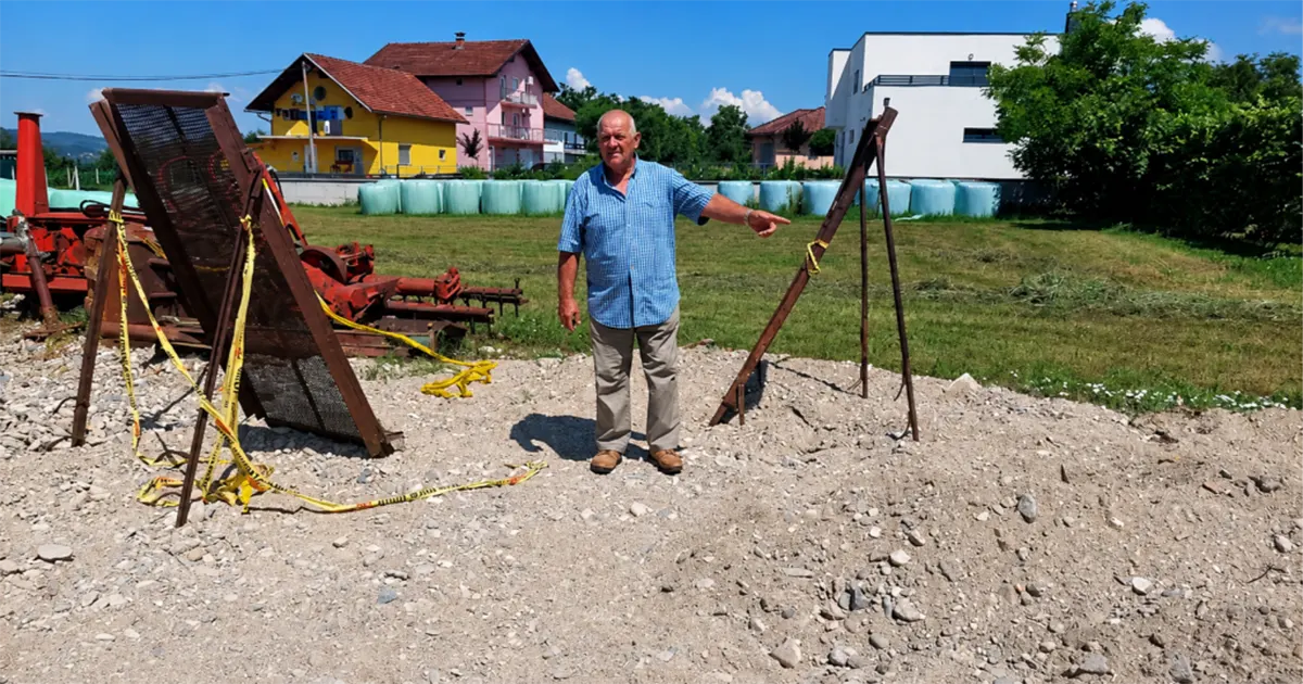 Ibrahim pronašao minu iz ručnog bacača tokom pretovara pijeska